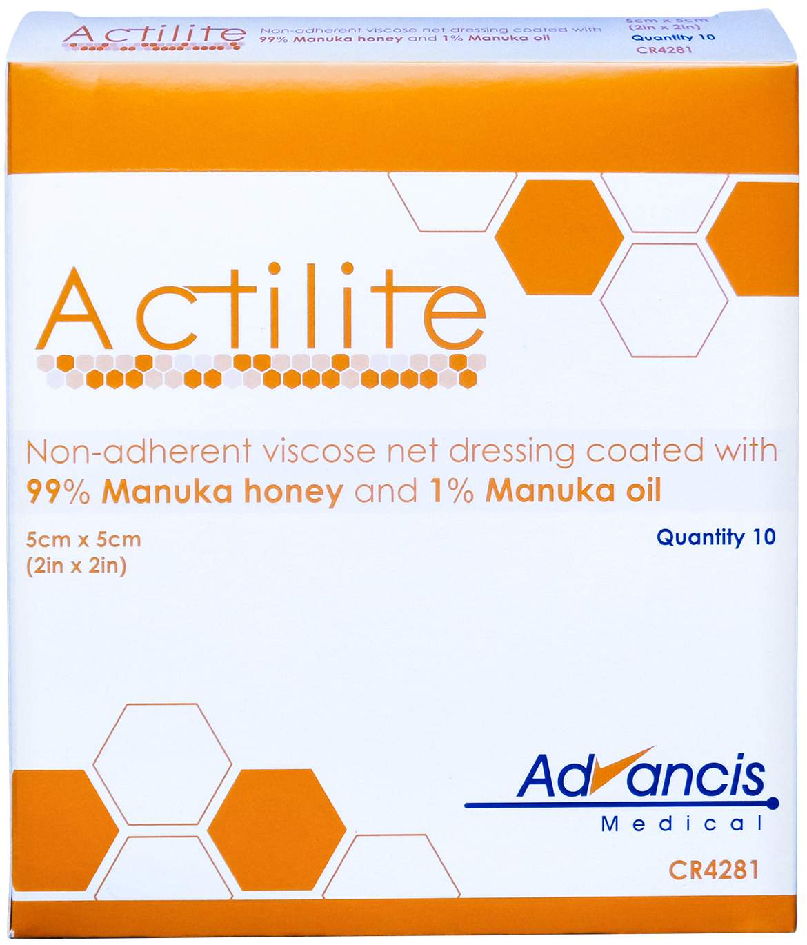 Actilite 5 X 5 cm Honig Wundauflage 10 Stück kaufen | Volksversand ...