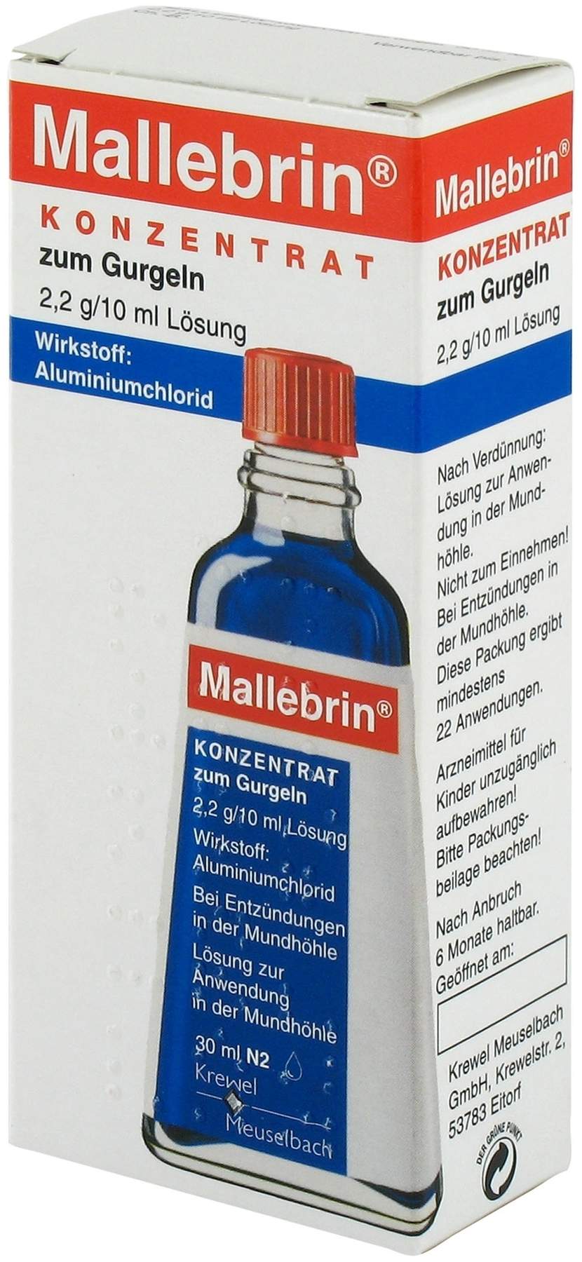 Mallebrin Konzentrat zum Gurgeln 30 ml kaufen | Volksversand ...