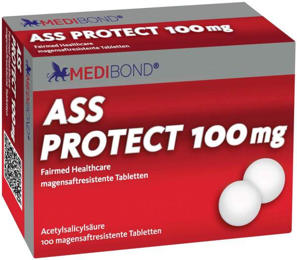 ASS Medibond Protect 100 mg 100 magensaftresistente Tabletten kaufen | Volksversand Versandapotheke