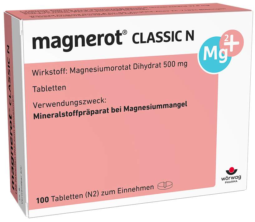 Magnerot Classic N 100 Tabletten kaufen | Volksversand Versandapotheke