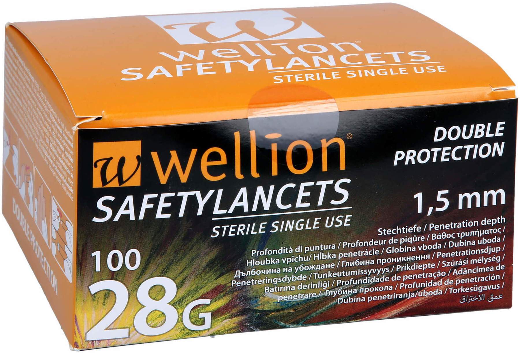 Wellion Safetylancets 28 G Sicherheitseinmallanz. 100 Stück kaufen ...