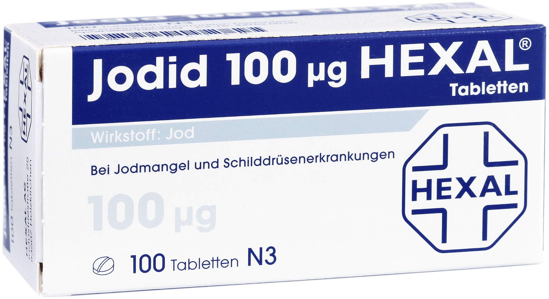 Jodid 100 µg Hexal 100 Tabletten kaufen | Volksversand Versandapotheke