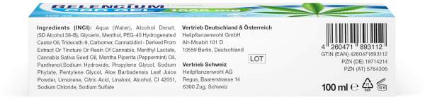 Gelencium Cannabis Cbd Gel 1000 mg Kühlend 100 ml kaufen | Volksversand ...