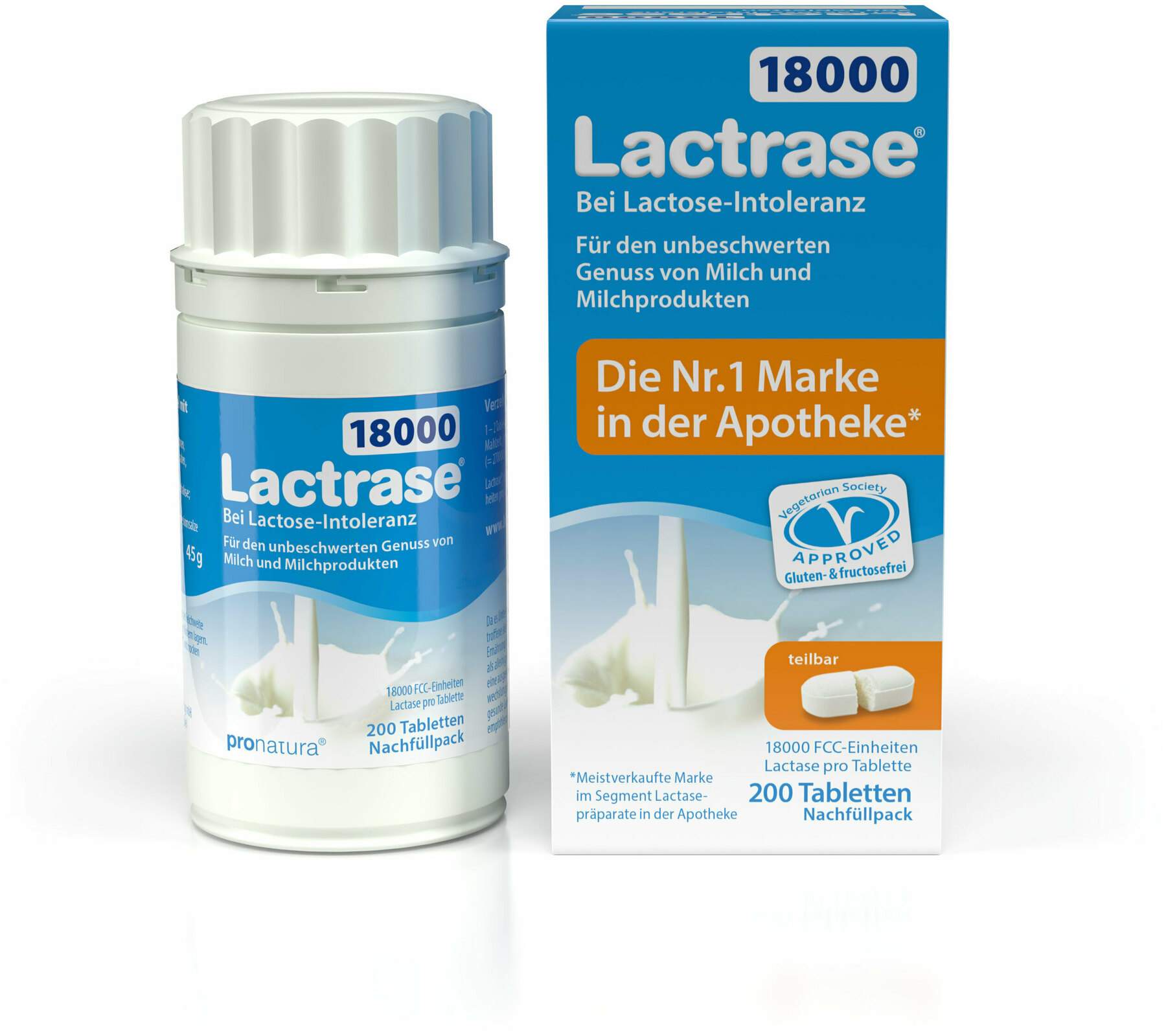 Lactrase 18.000 Fcc 200 Tabletten kaufen | Volksversand Versandapotheke
