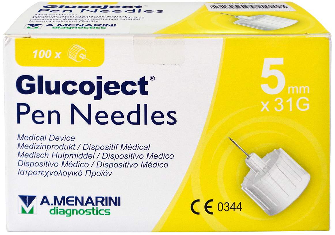 GLUCOJECT Pen-Nadeln 31 Gx5 mm 0,25 mm kaufen | Volksversand ...
