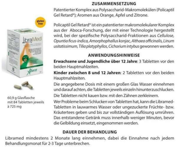 Libramed 84 Tabletten kaufen | Volksversand Versandapotheke