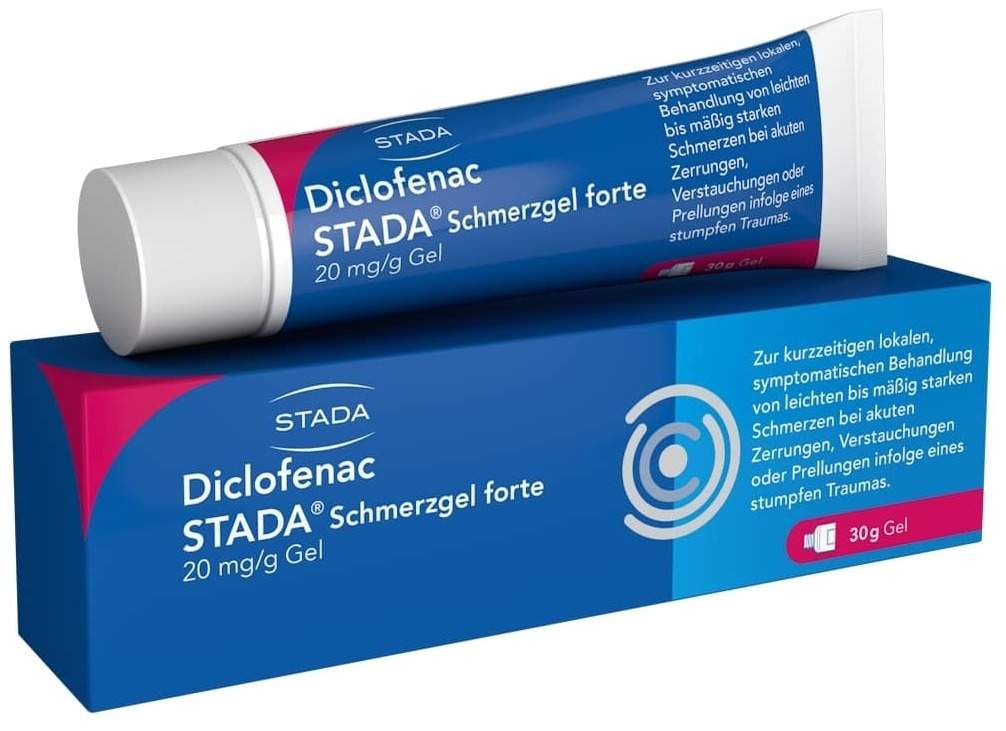 Diclofenac Stada Schmerzgel Forte 20 mg Je G 30 G Gel kaufen ...