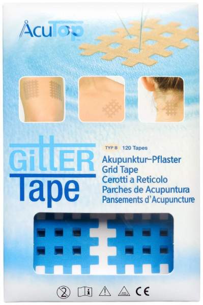 Gitter Tape Acutop Akupunkturpflaster 3 X 4 cm Blau 120 Stück kaufen ...