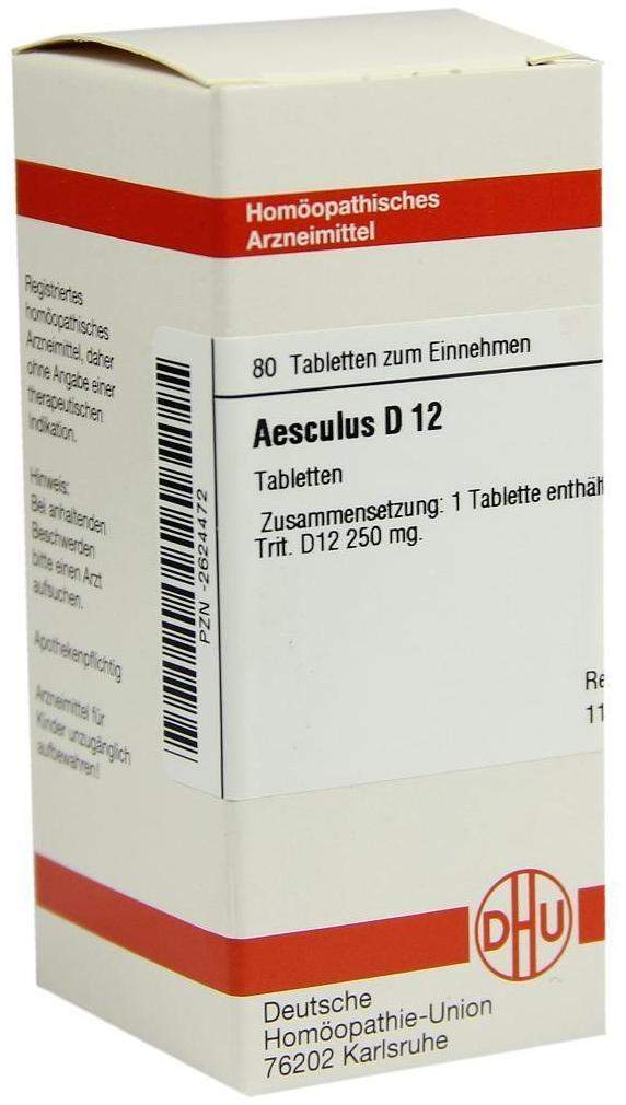 Dhu Aesculus D12 80 Tabletten kaufen | Volksversand Versandapotheke