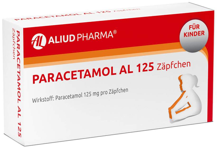 Paracetamol AL 125 mg 10 Säuglingszäpfchen kaufen | Volksversand ...