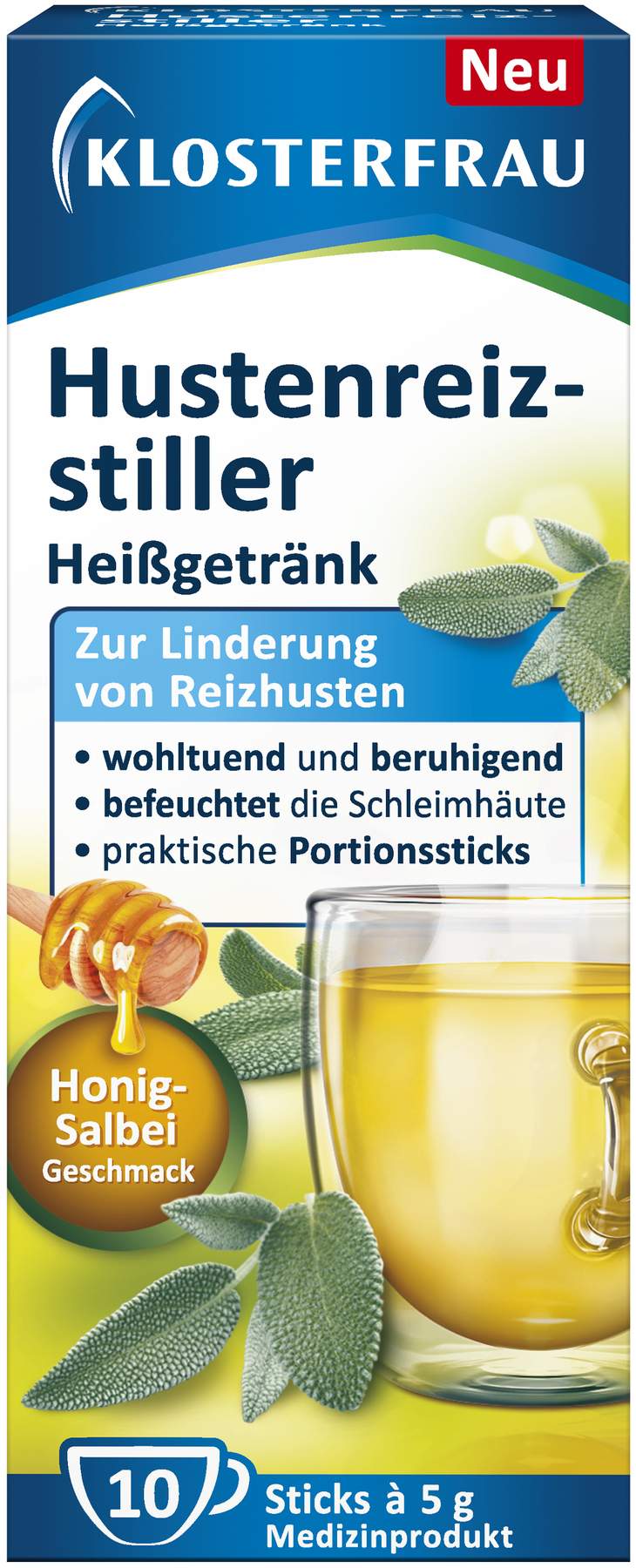 Klosterfrau Hustenreiz-Stiller Heißgetränk 10 Sticks a 5 g kaufen ...