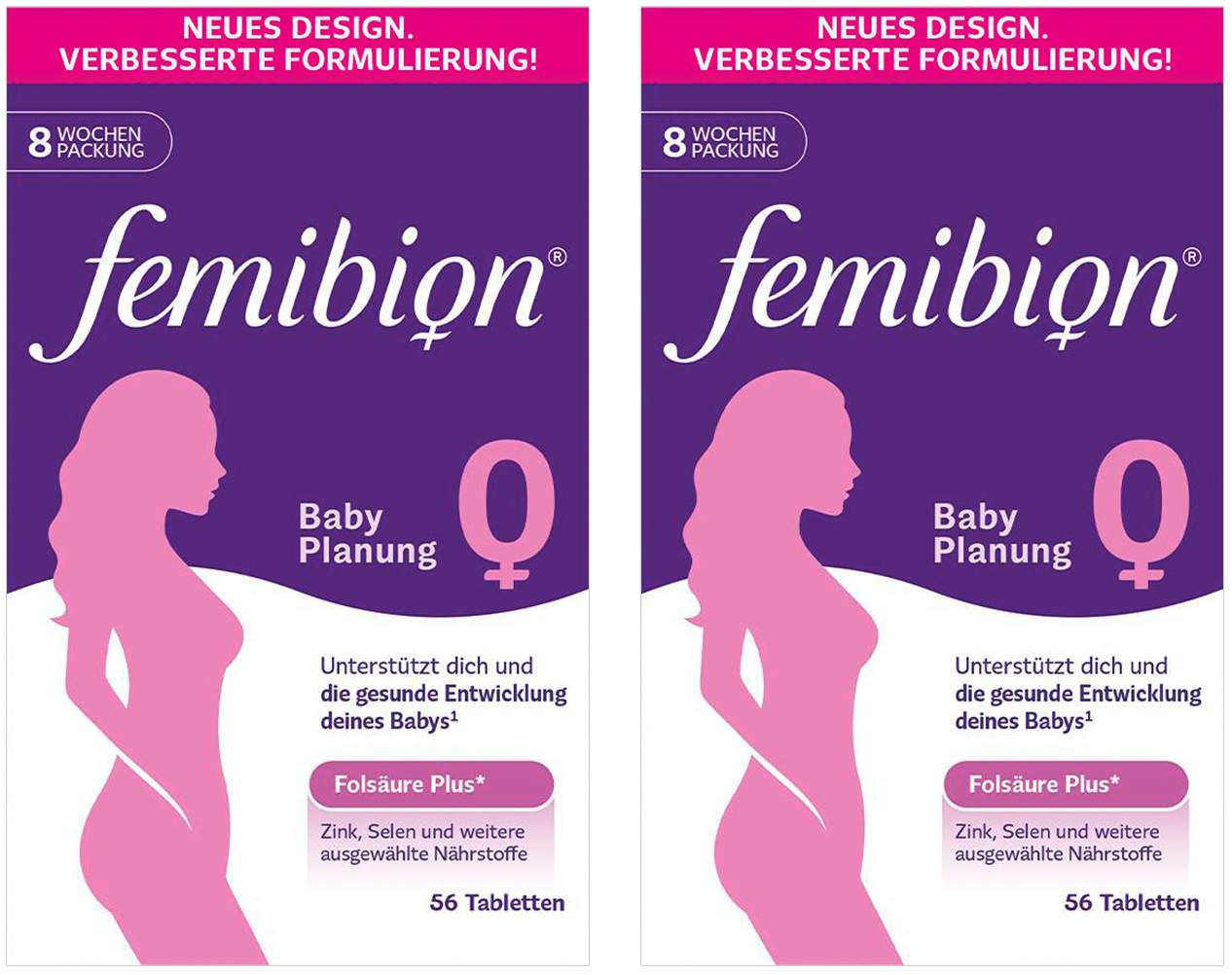 Femibion 0 Babyplanung 2 x 56 Tabletten kaufen | Volksversand ...