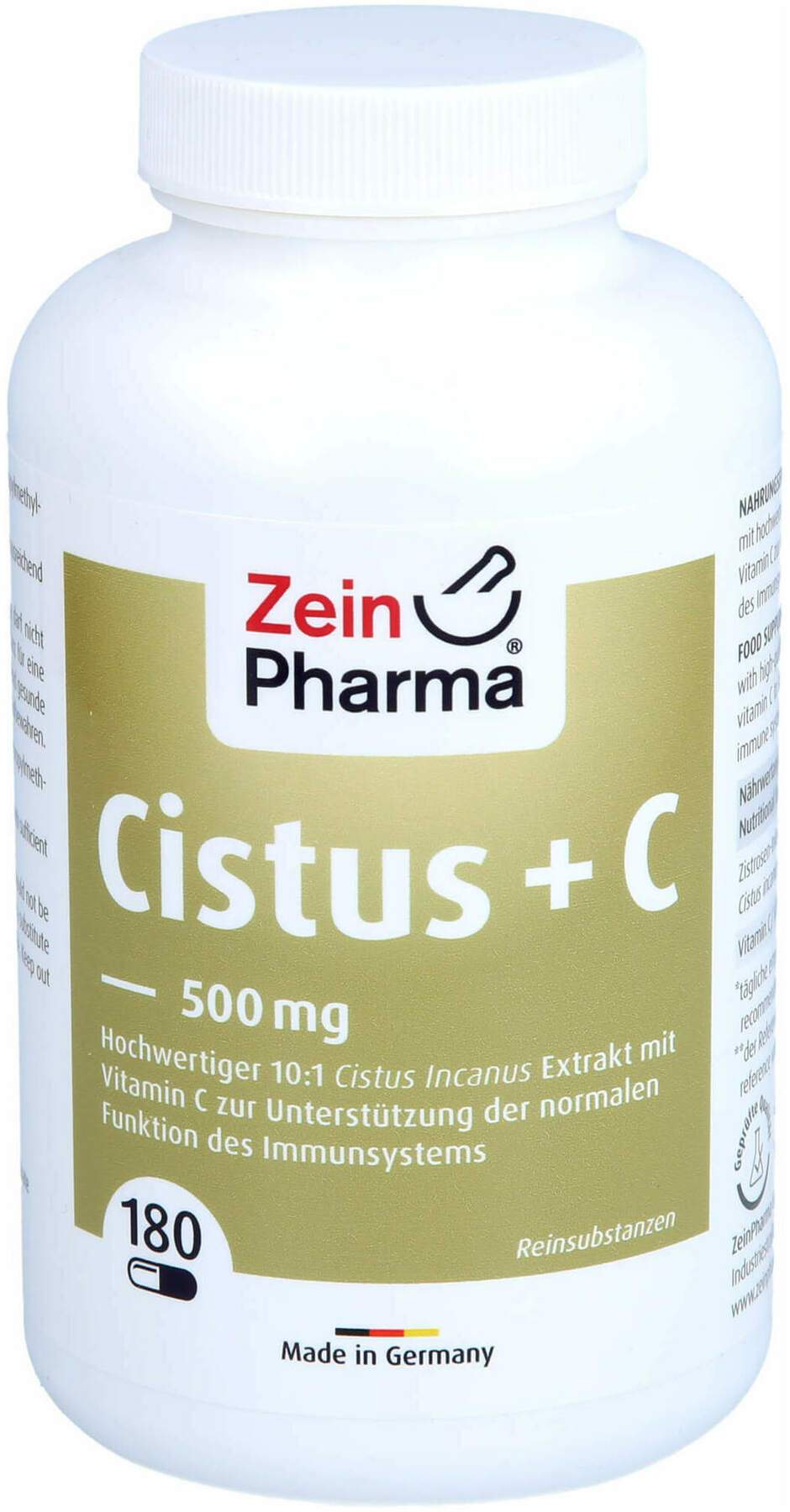 Cistus 500 Mg+c Kapseln 180 Stück kaufen | Volksversand Versandapotheke