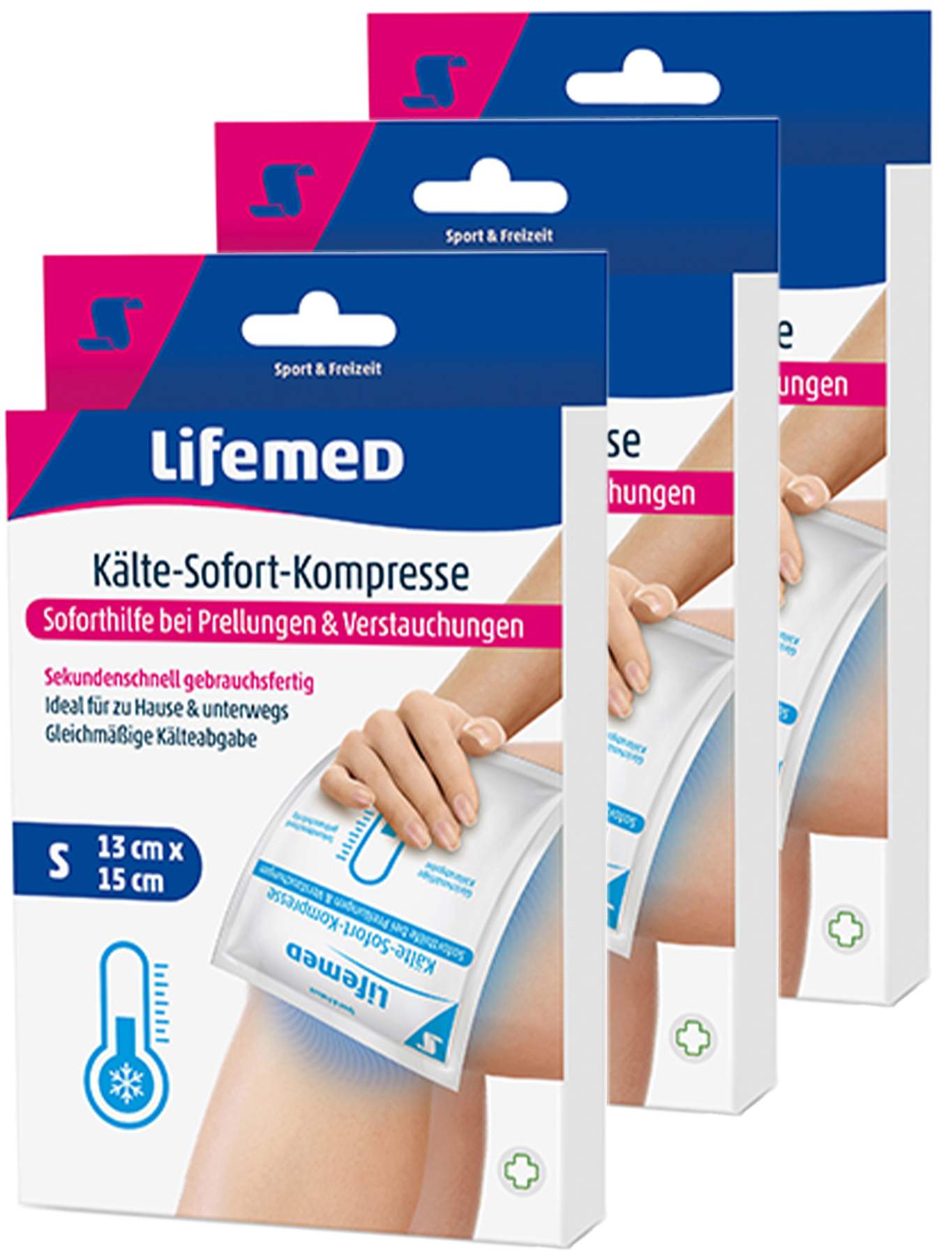 Kälte-Sofort-Kompresse 3er-Set kaufen | Volksversand Versandapotheke