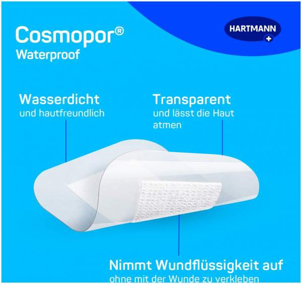 Cosmopor Waterproof 5 Pflaster 7,2 cm X 5 cm kaufen | Volksversand ...