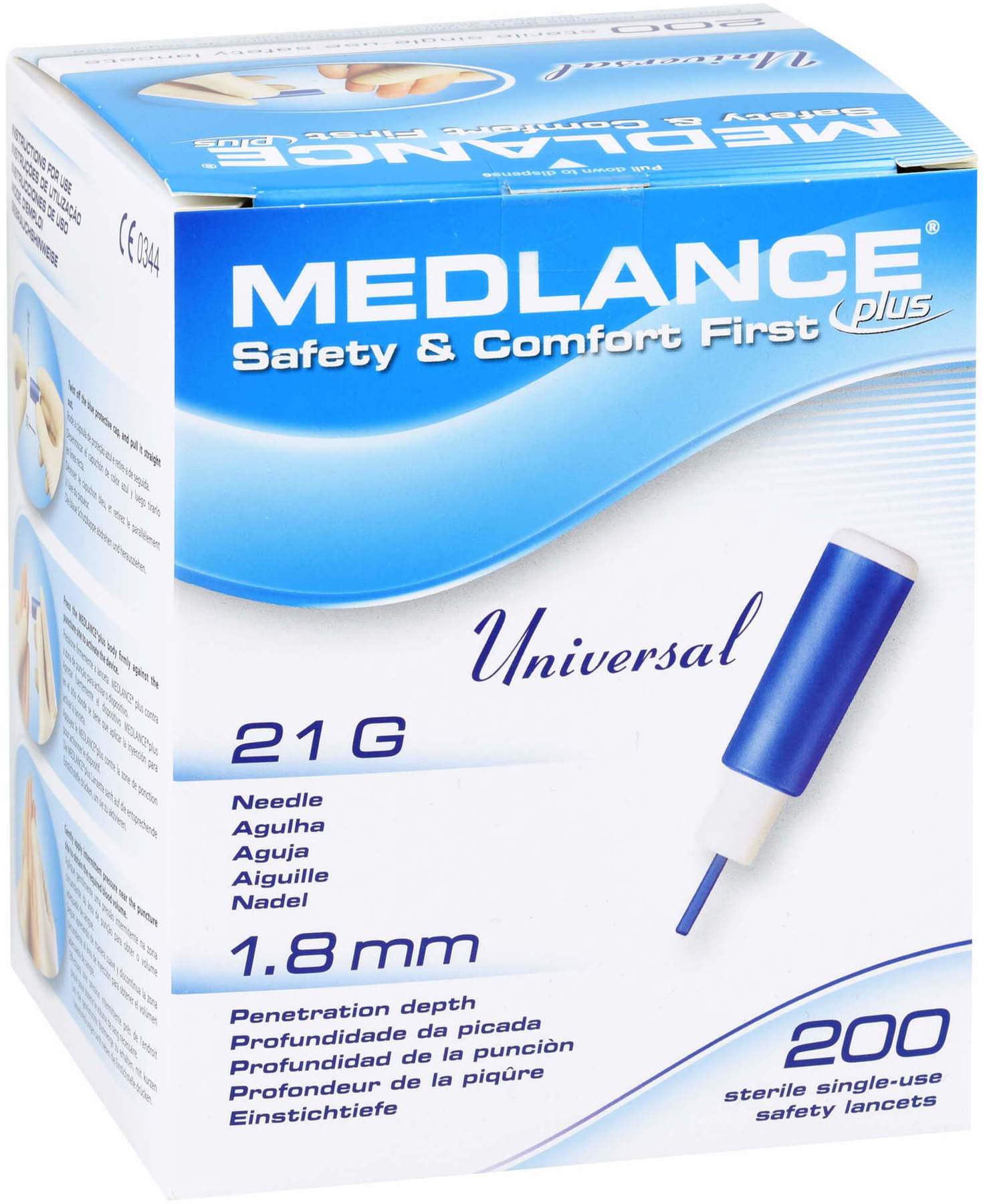 Medlance Plus Universal Lanzetten 200 Stk kaufen | Volksversand ...
