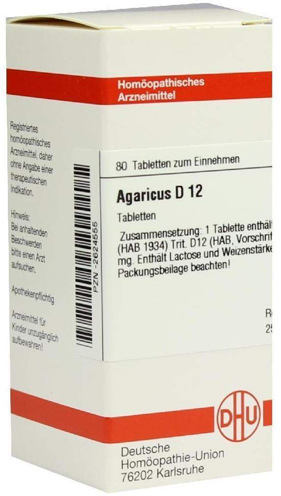 Dhu Agaricus D12 80 Tabletten kaufen | Volksversand Versandapotheke