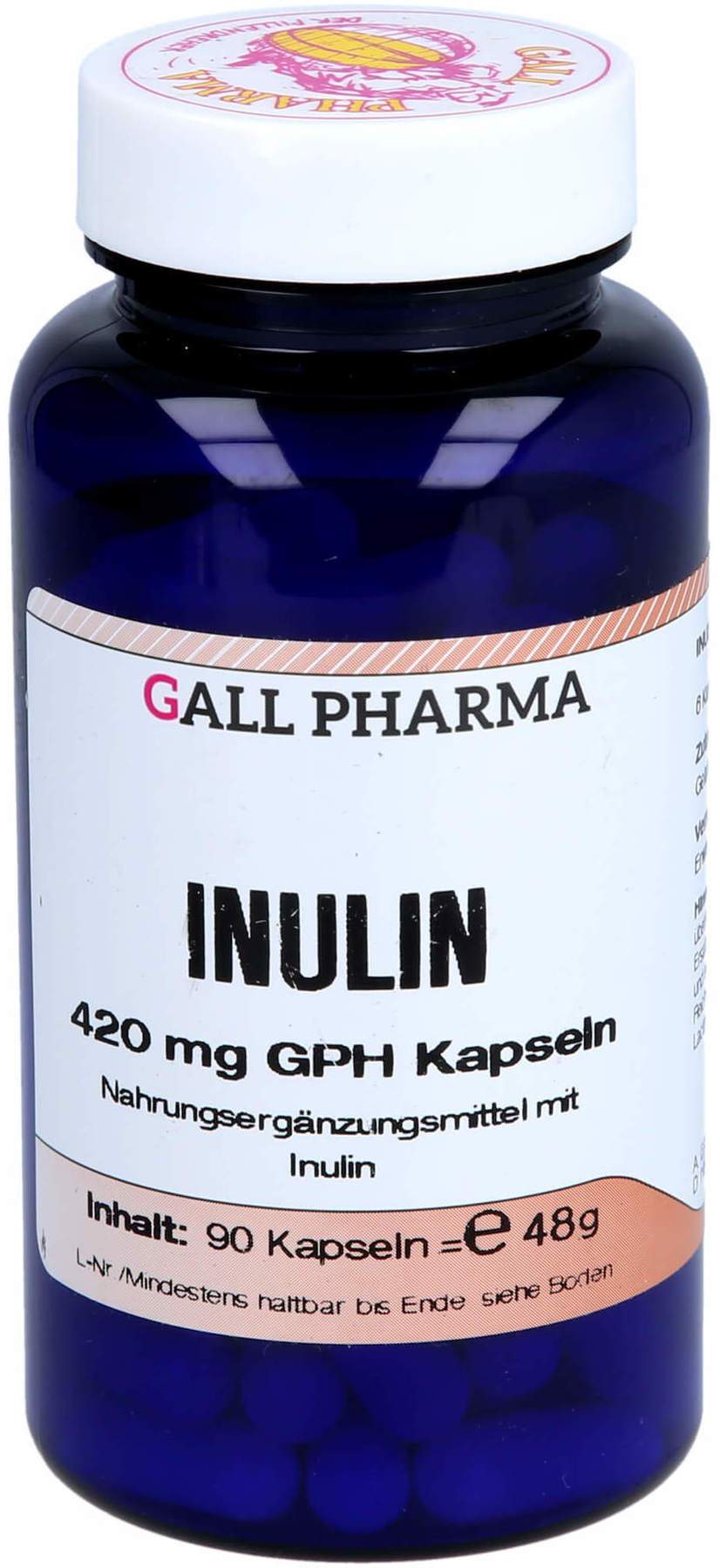 Inulin 420 mg Gph 90 Kapseln kaufen | Volksversand Versandapotheke