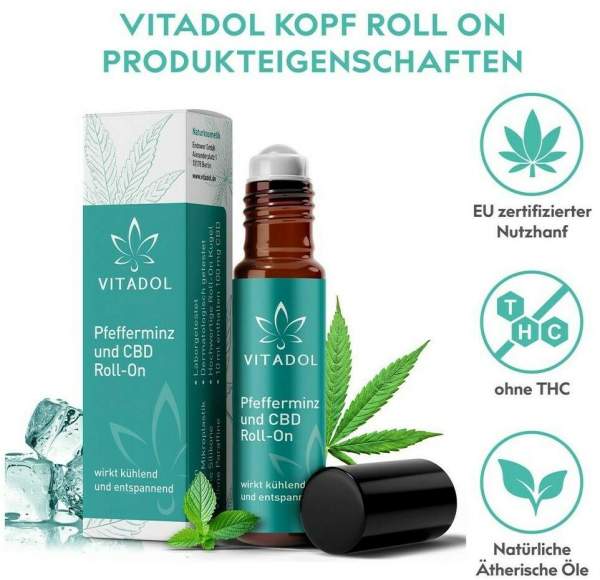 Vitadol Kopf & Nacken Roll-On 10 ml kaufen | Volksversand Versandapotheke