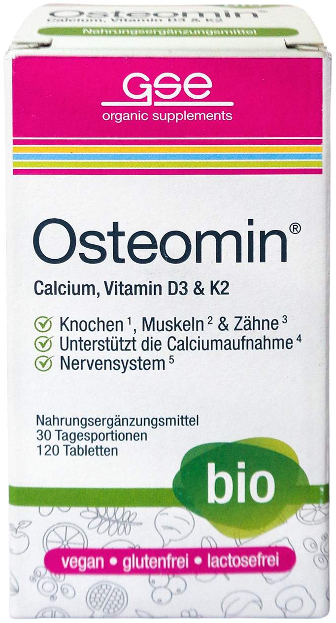 Gse Osteomin Bio Calcium Vitamin D3+k2 Tabletten 120 Stück kaufen ...