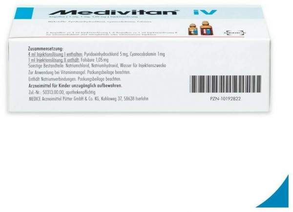 Medivitan Iv Injektionslösung in Ampullen-Paaren 8 Stück kaufen ...