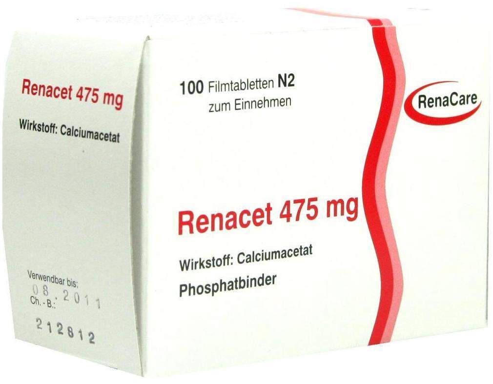 Renacet 475 mg 100 Filmtabletten kaufen | Volksversand Versandapotheke