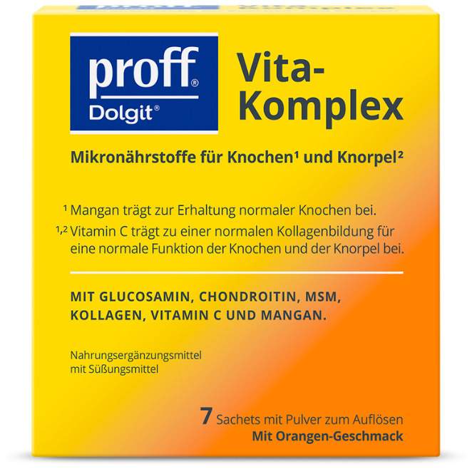 Proff Dolgit Vita-Komplex Pulver 7 Sachets kaufen | Volksversand ...