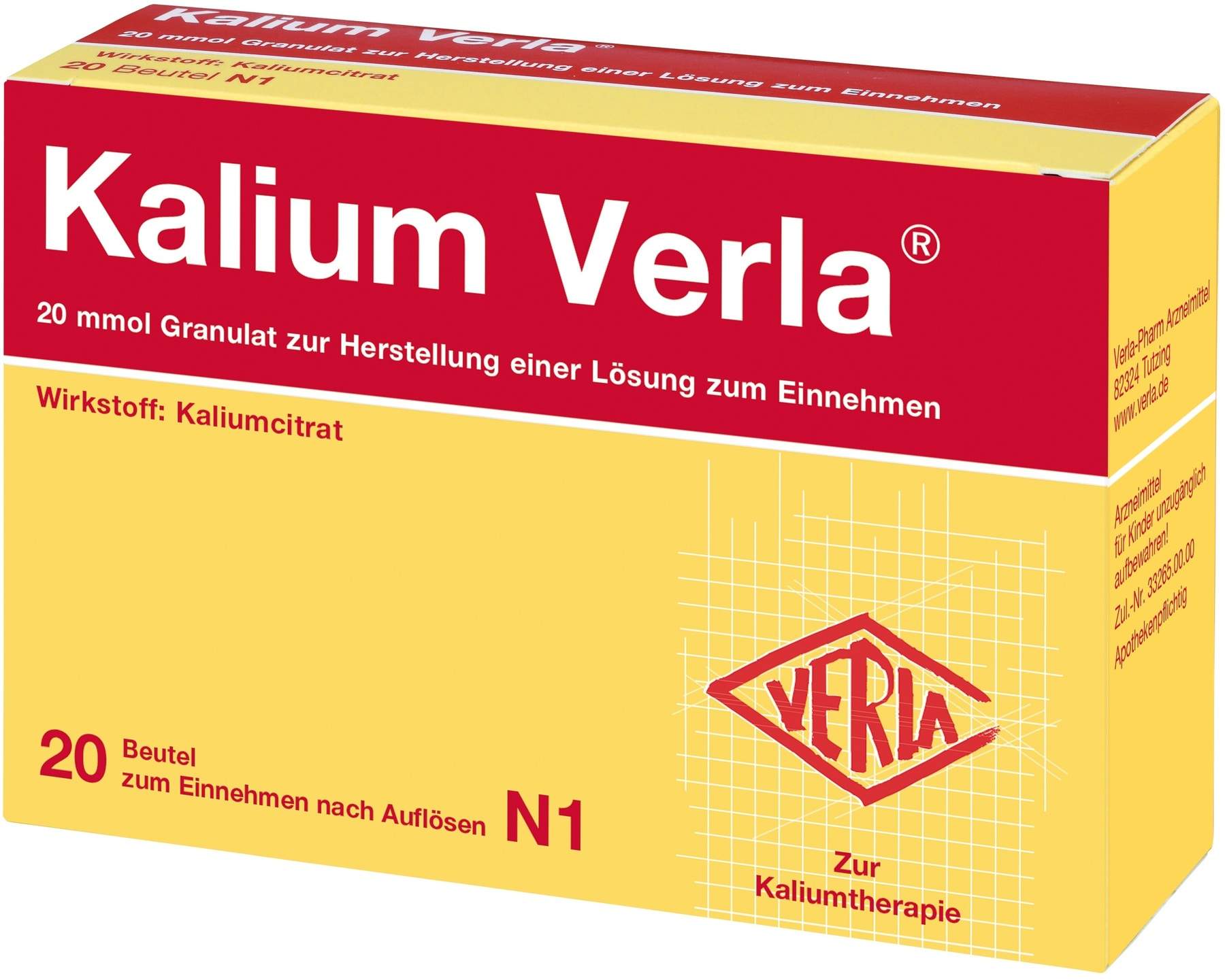 Kalium Verla Granulat 20 Beutel kaufen | Volksversand Versandapotheke
