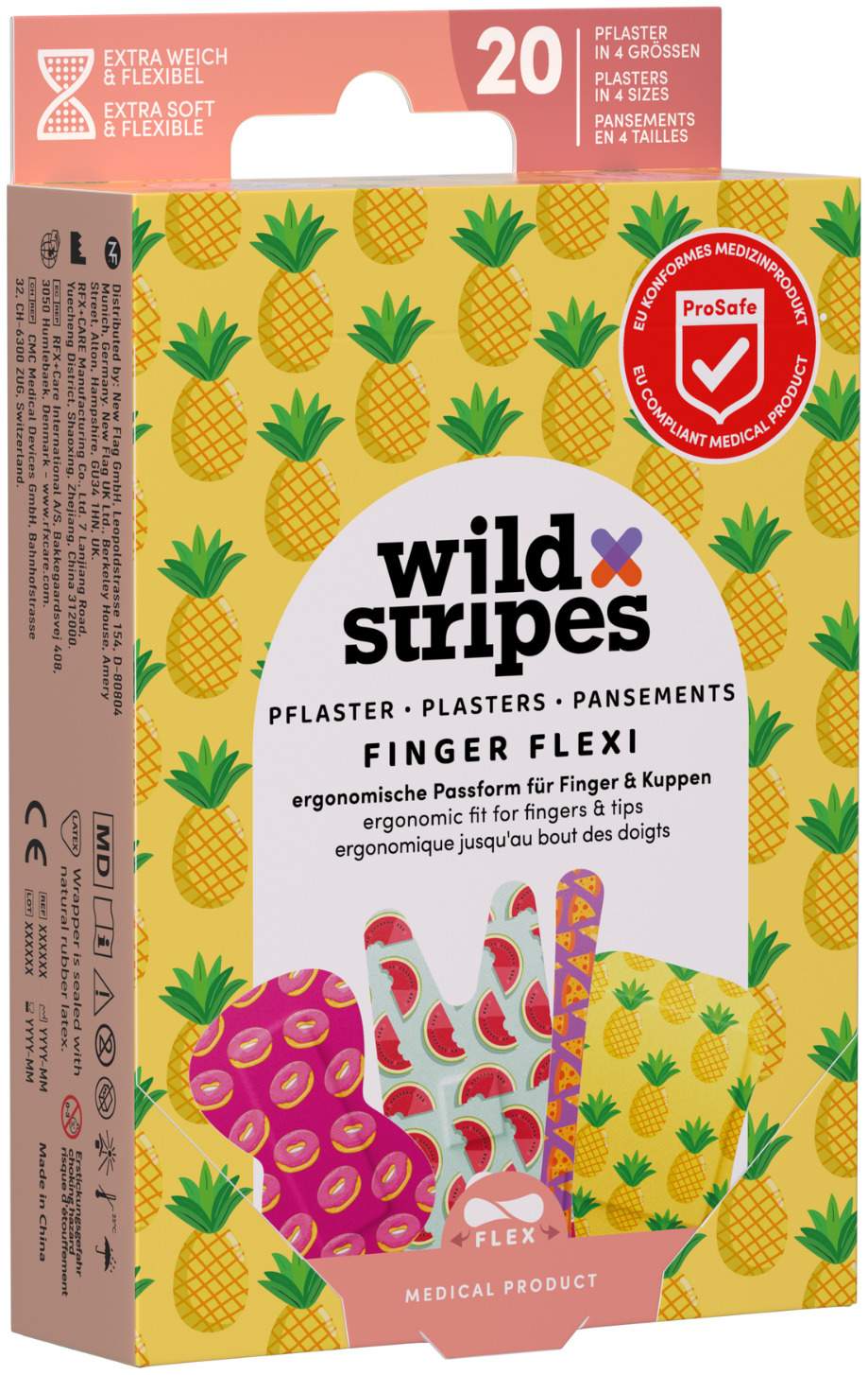 Wild Stripes Finger Flexi Pflaster Food Edition 20 Stück kaufen ...