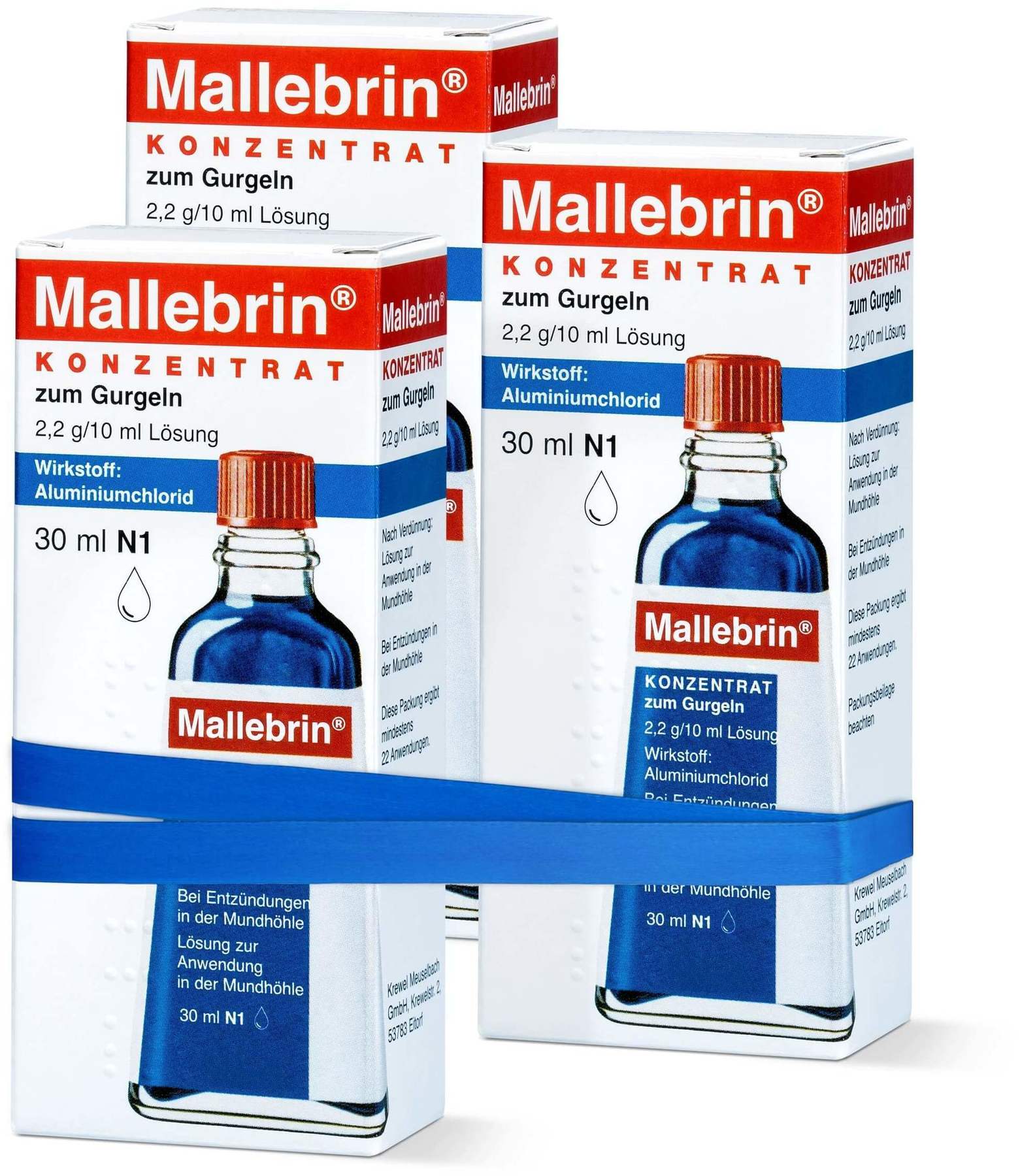 Mallebrin Konzentrat zum Gurgeln 3 x 30 ml Lösung kaufen | Volksversand ...