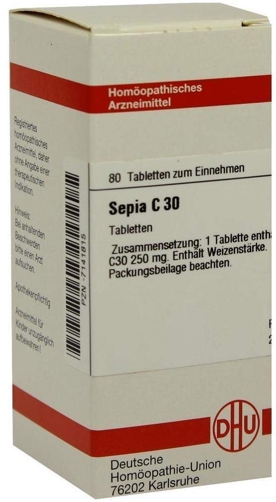 DHU Sepia C30 80 Tabletten kaufen | Volksversand Versandapotheke