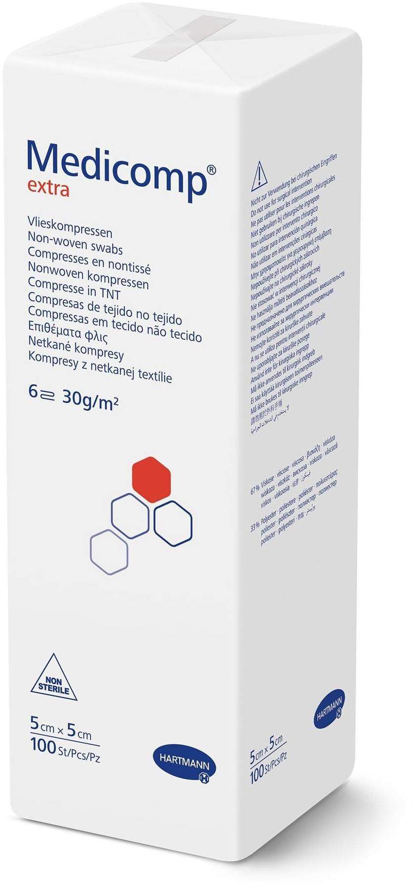 Medicomp Extra Kompressen 5x5 cm Unsteri kaufen | Volksversand ...
