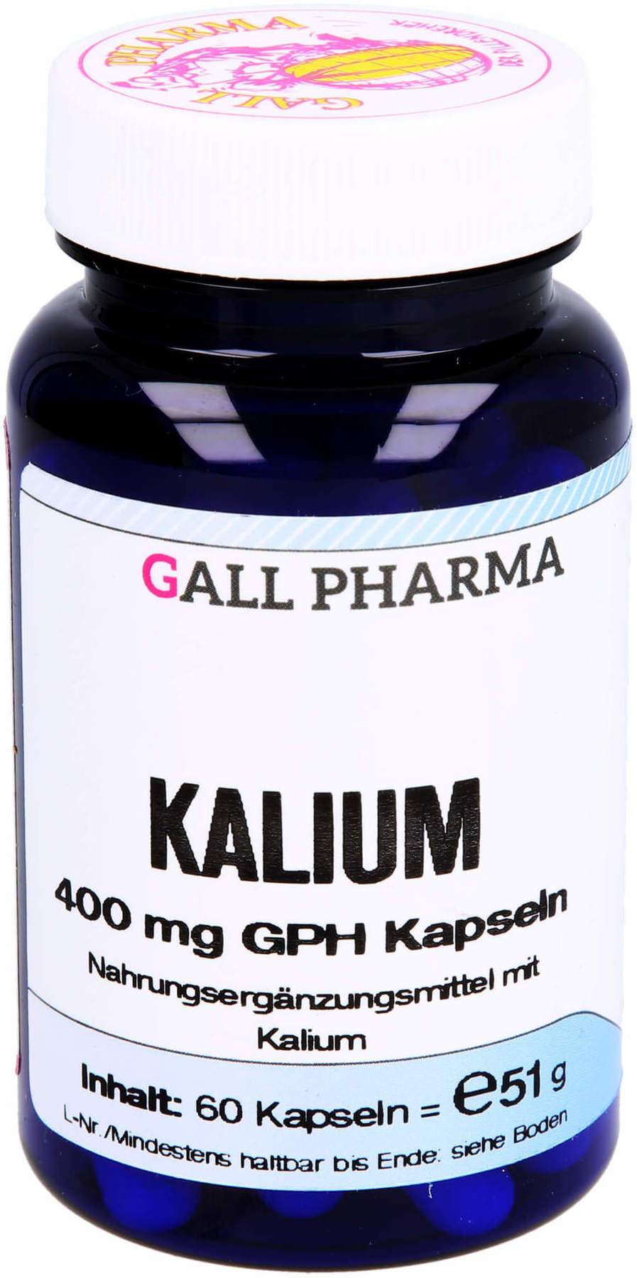 Kalium 400 mg Gph 60 Kapseln kaufen | Volksversand Versandapotheke