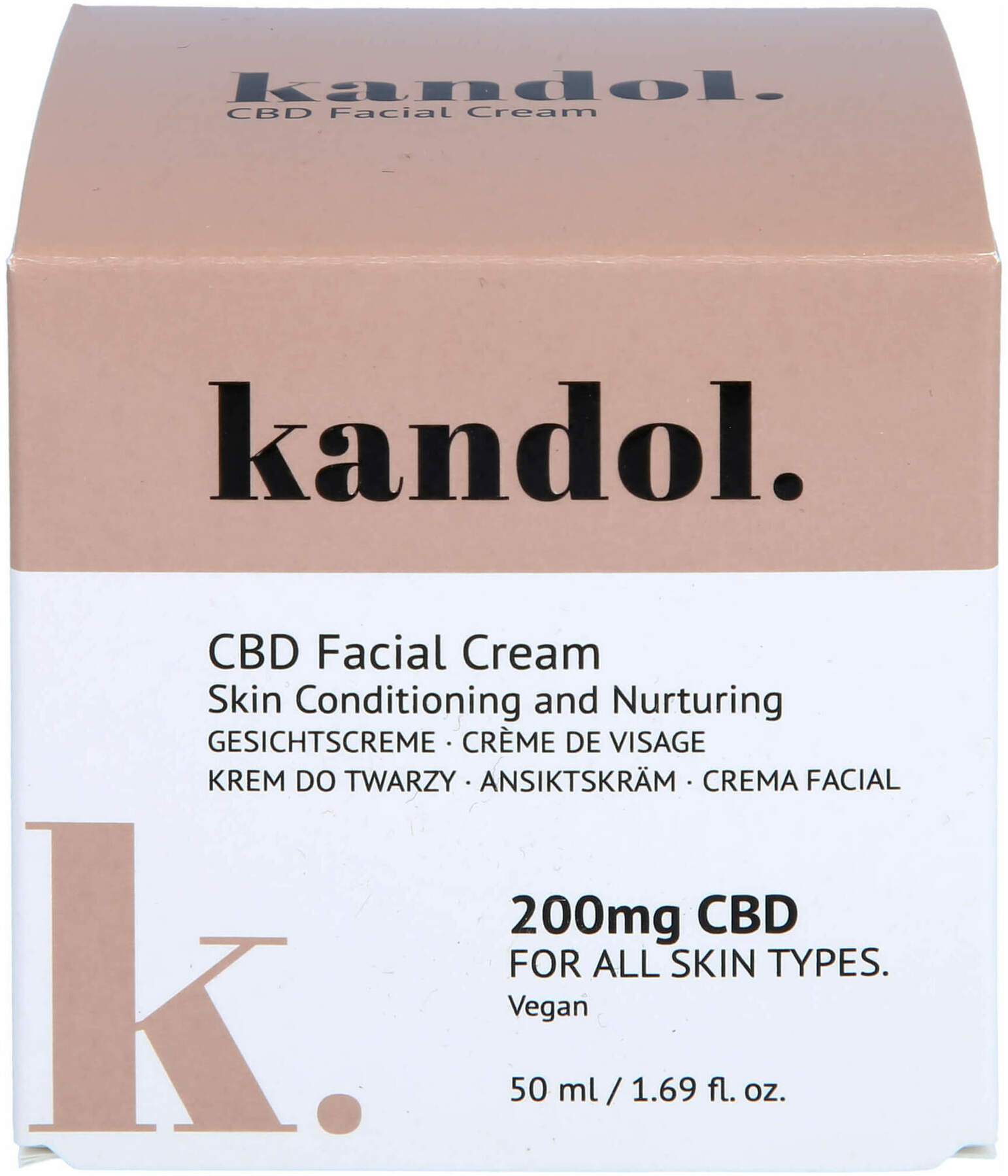 Kandol.CBD facial cream 24h Pflege 50 ml kaufen | Volksversand ...