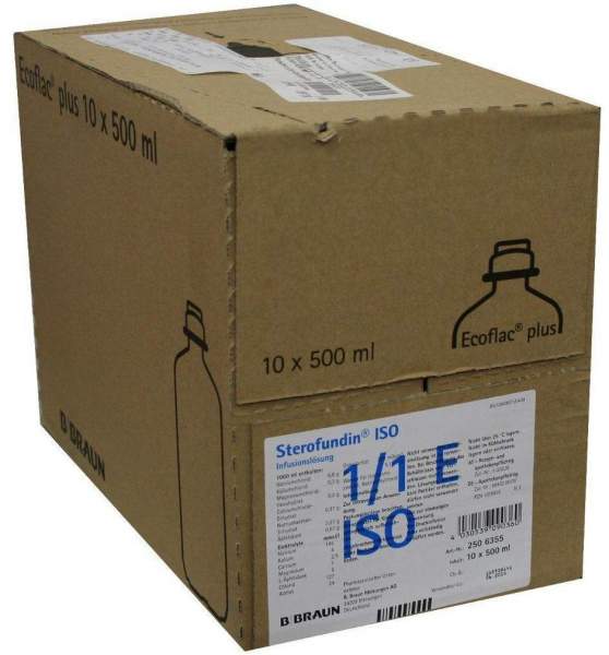 Sterofundin Iso Ecoflac Plus Infusionslösung 10 X 500 Ml... kaufen | Volksversand Versandapotheke