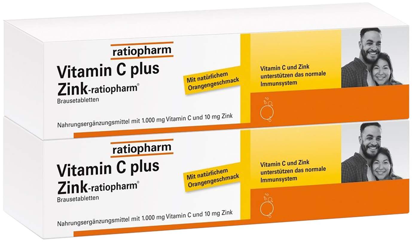 Vitamin C plus Zink-ratiopharm 2 x 40 Brausetabletten kaufen ...