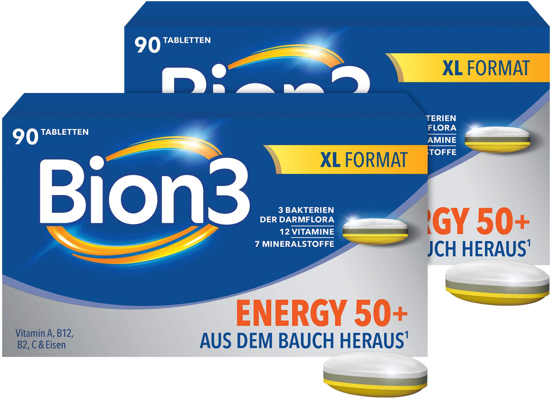 Bion 3 50+ Energy 2 x 90 Tabletten kaufen | Volksversand Versandapotheke