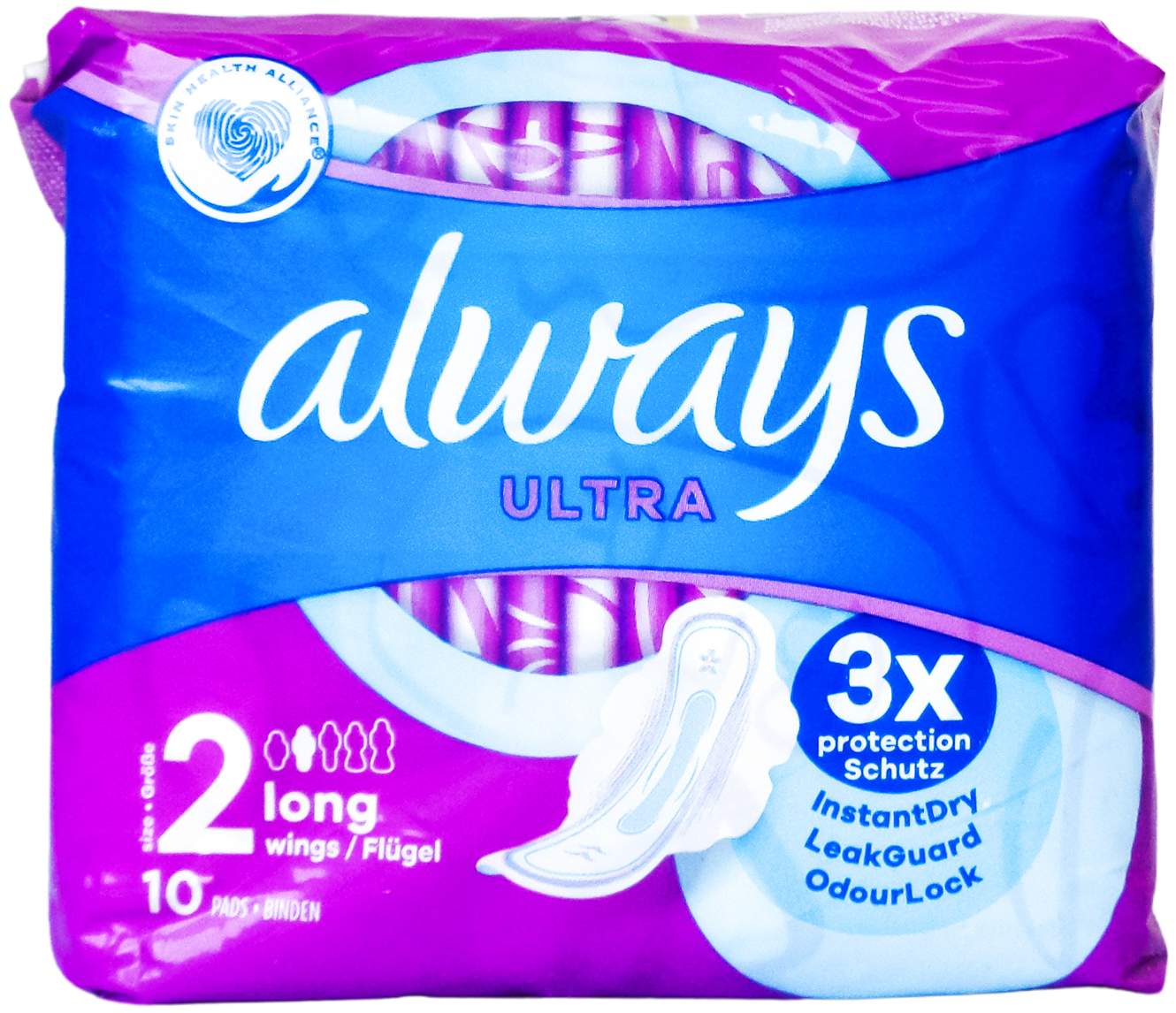 Always Ultra Binden Long Mit Flügeln 10 Stück kaufen | Volksversand ...
