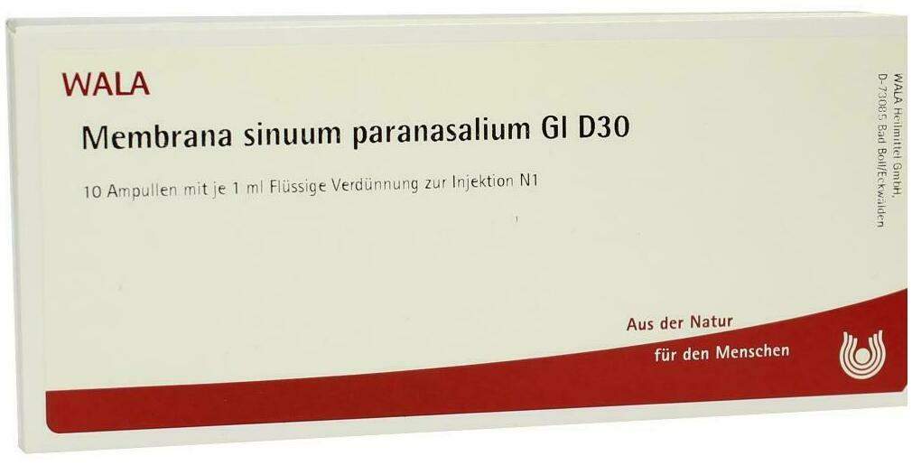 Wala Membrana Sinuum Paranasalium Gl D30 10 X 1 ml Ampullen kaufen ...