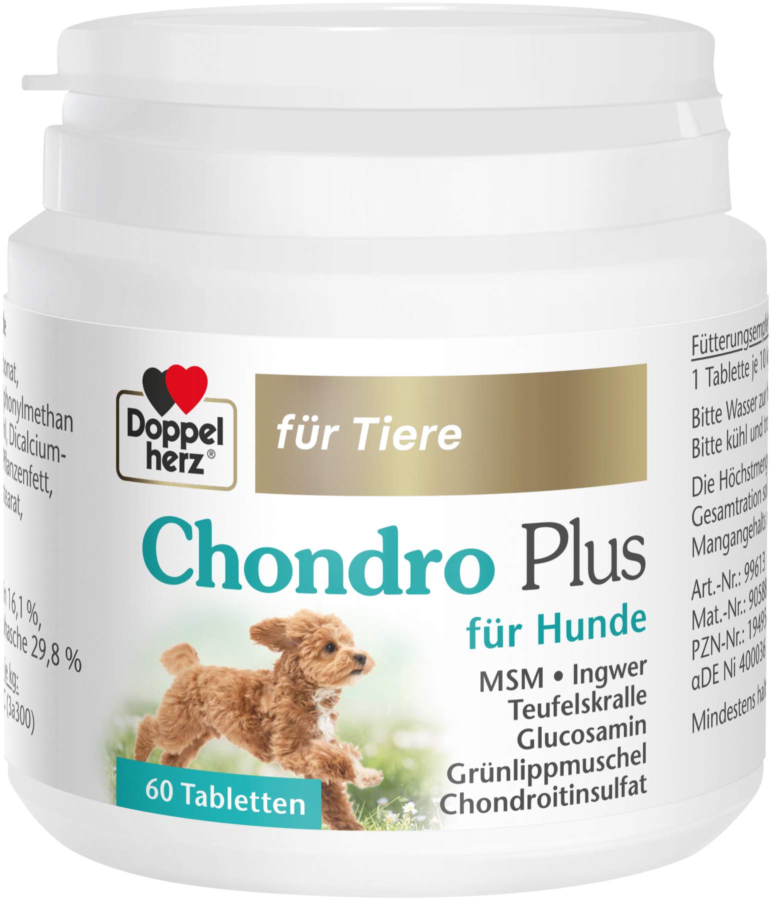Doppelherz Für Tiere Chondro Plus Für Hunde 60 Tabletten kaufen ...