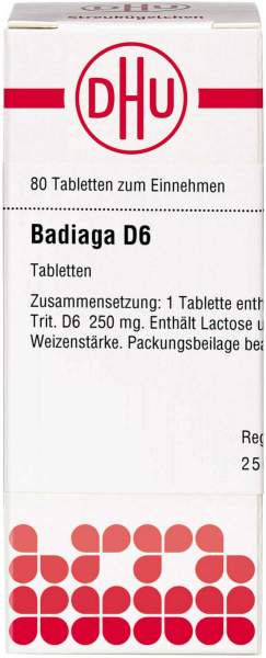 DHU Badiaga D6 Tabletten 80 Stück kaufen | Volksversand Versandapotheke