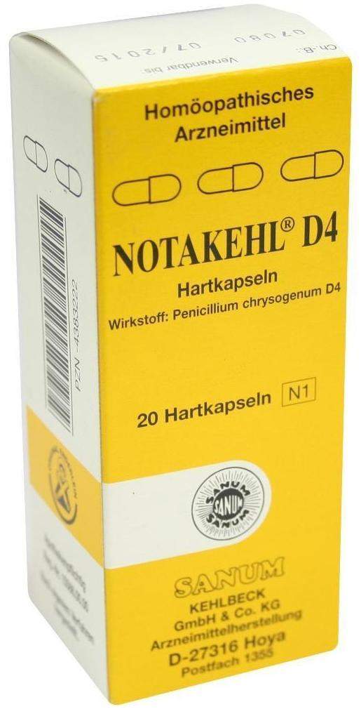 Notakehl D4 20 Kapseln kaufen | Volksversand Versandapotheke