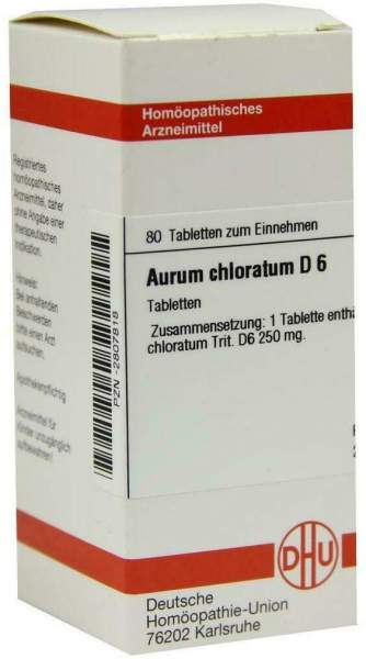 Dhu Aurum Chloratum D6 80 Tabletten kaufen | Volksversand Versandapotheke