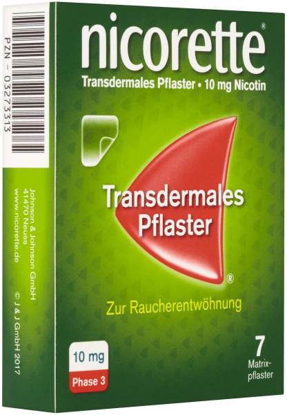 Nicorette TX Pflaster 10 mg 7 Matrixpflaster kaufen | Volksversand ...