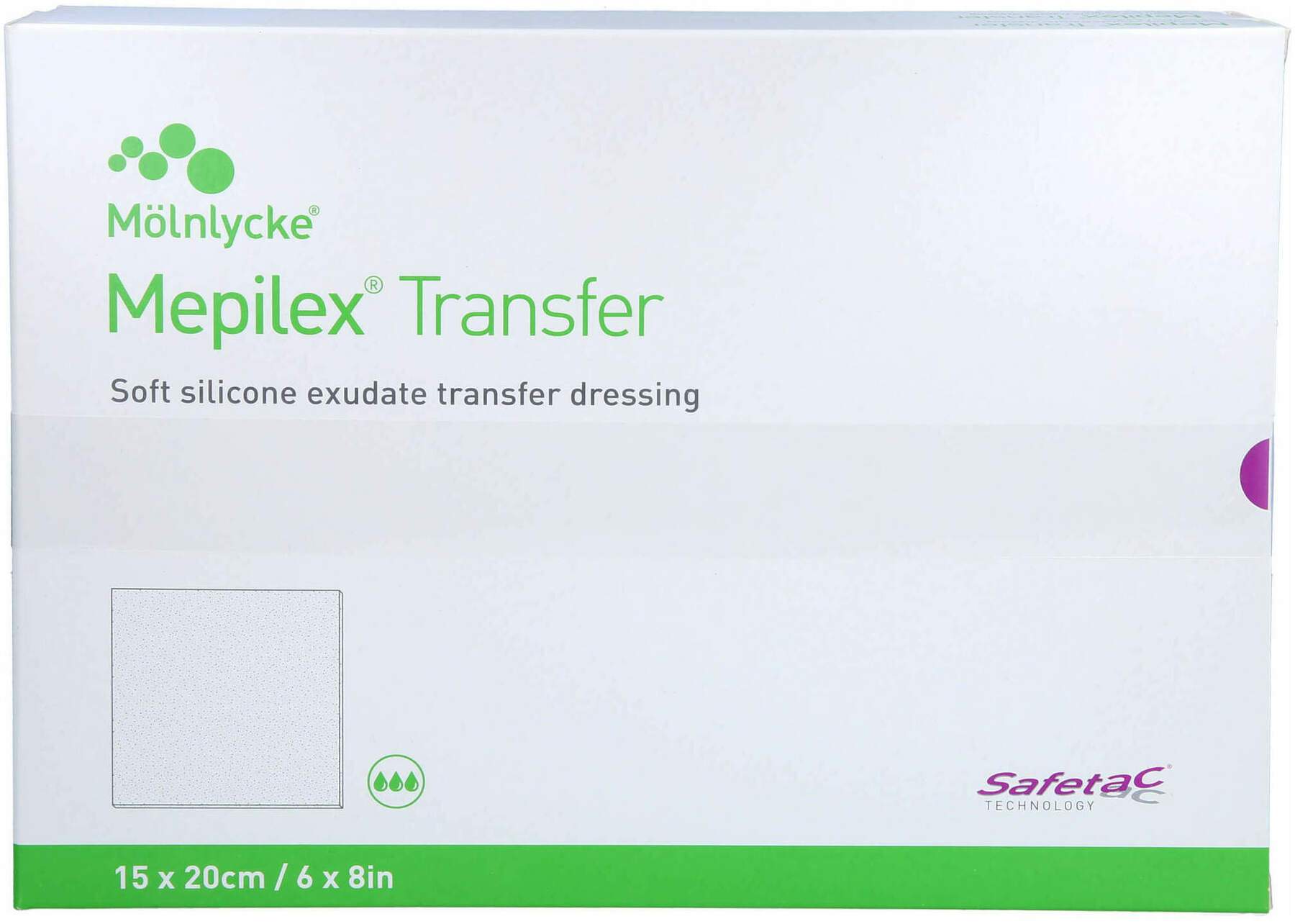 Mepilex Transfer Schaumverband 15 X 20 cm Steril 10 Stück kaufen ...