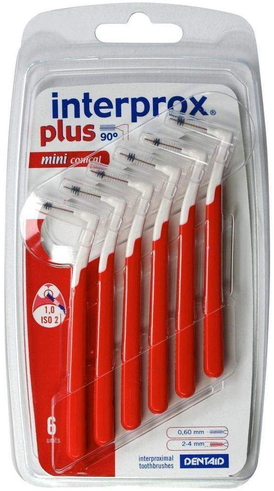 Interprox Plus Mini Conical Rot Interdentalbürsten 6 Stück Kaufen