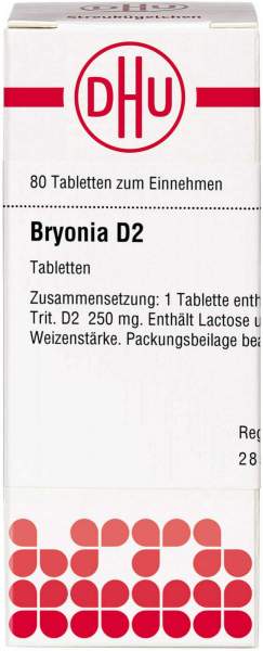 Dhu Bryonia D2 Tabletten 80 Stück kaufen | Volksversand Versandapotheke