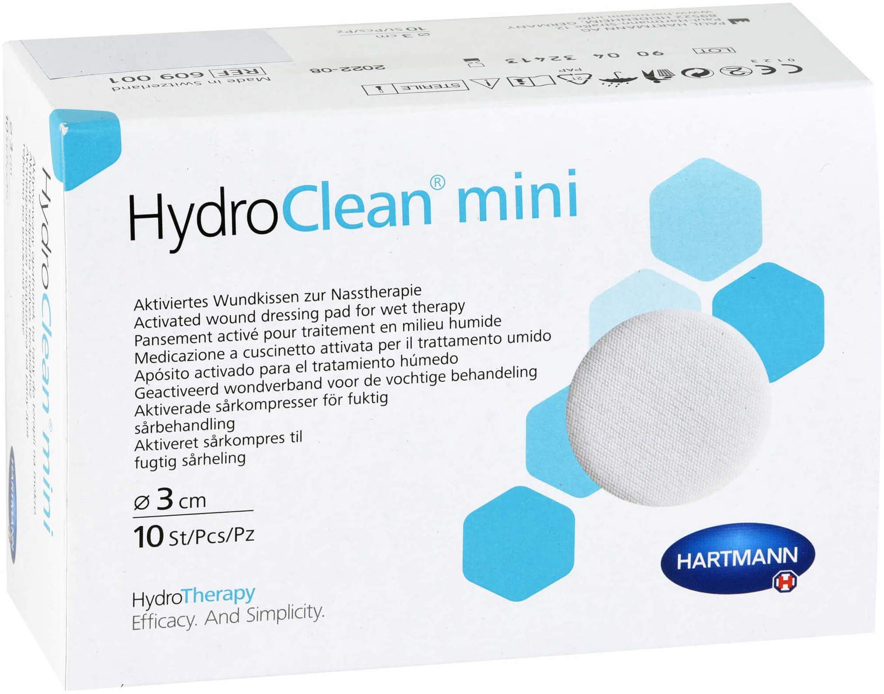 Hydroclean Mini Kompressen 3 cm Rund Steril kaufen | Volksversand Versandapotheke