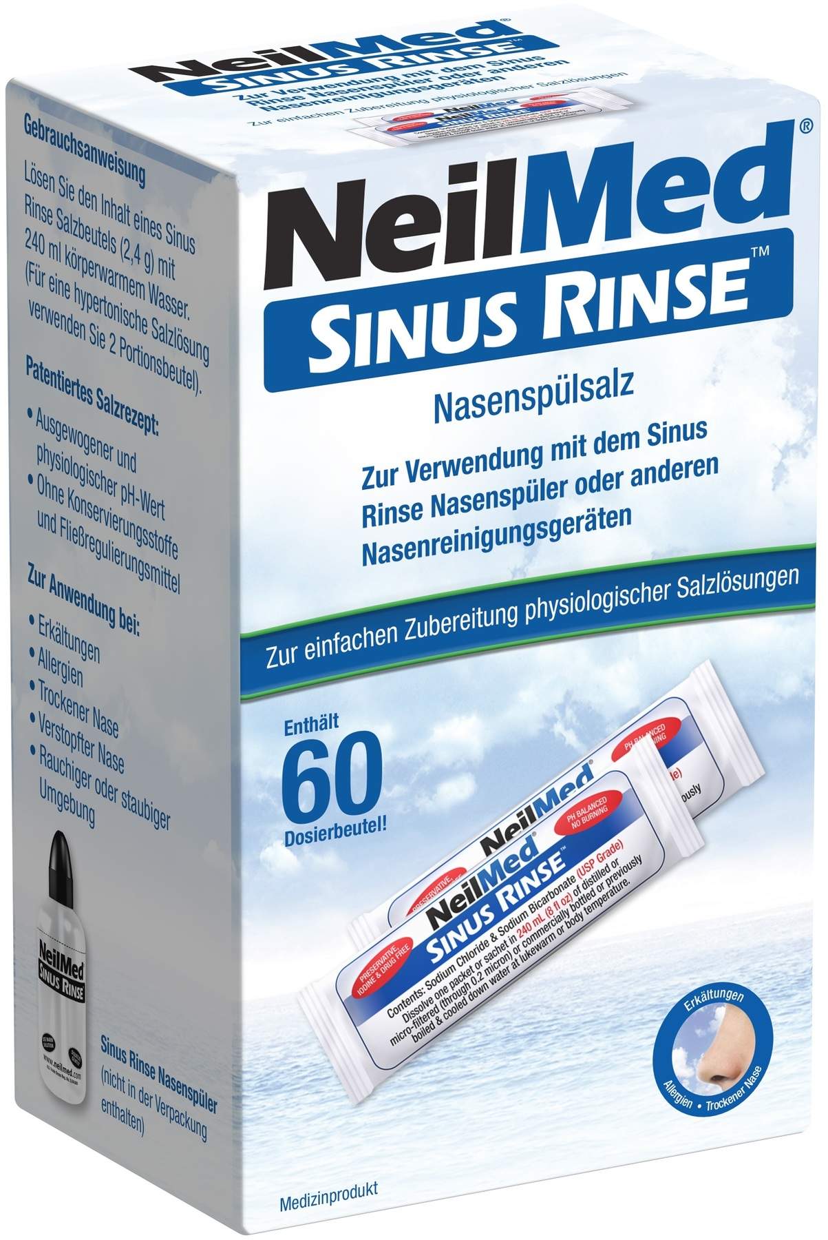 Neilmed Sinus Rinse Nasenspülsalz 60 X 2,4 G Dosierbeutel kaufen ...