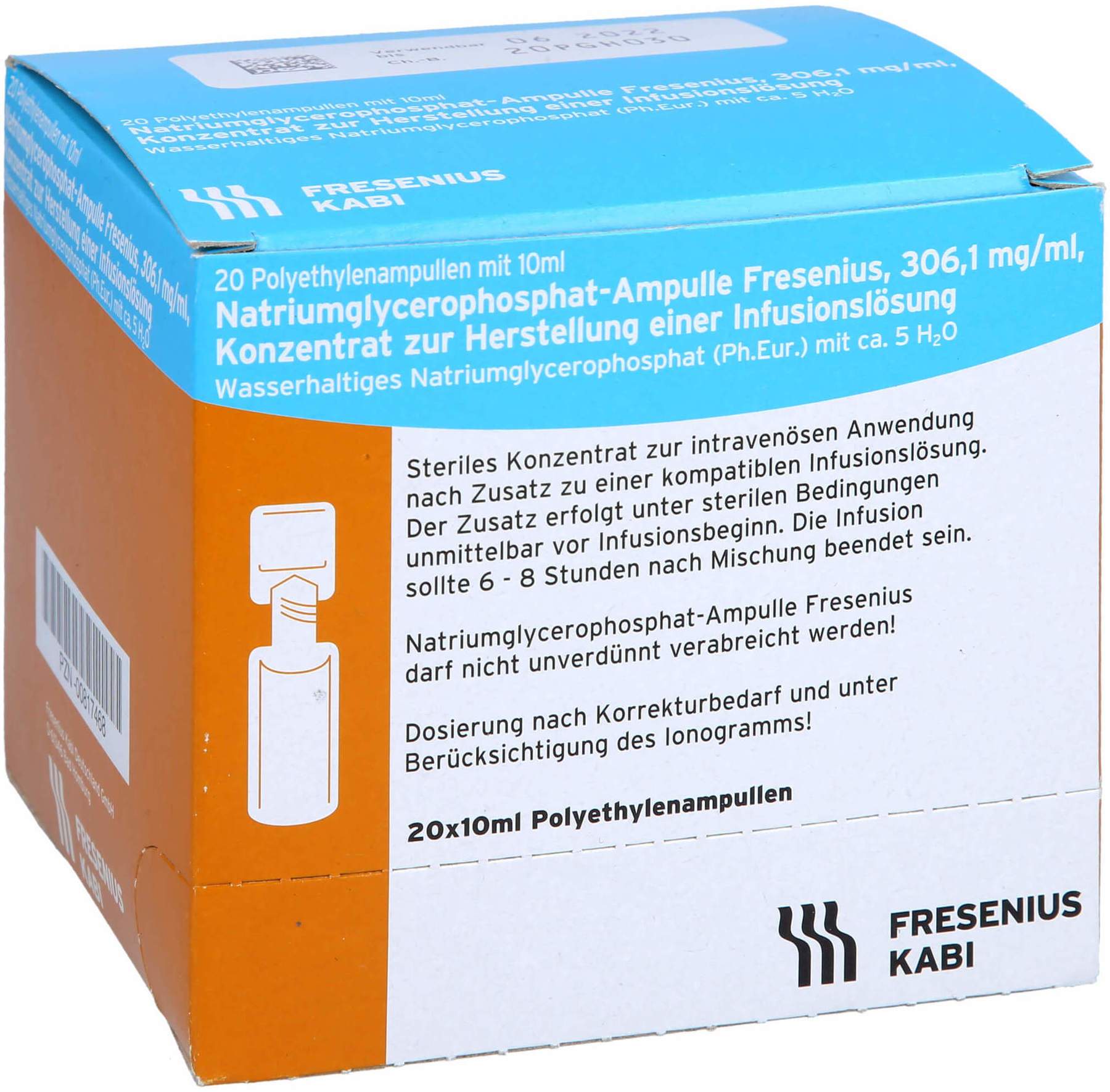 Natriumglycerophosphat Ampulle 20 X 10 Ml... kaufen | Volksversand ...